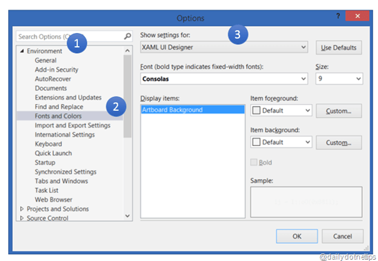 Changing the XAML Designer UI in Visual Studio