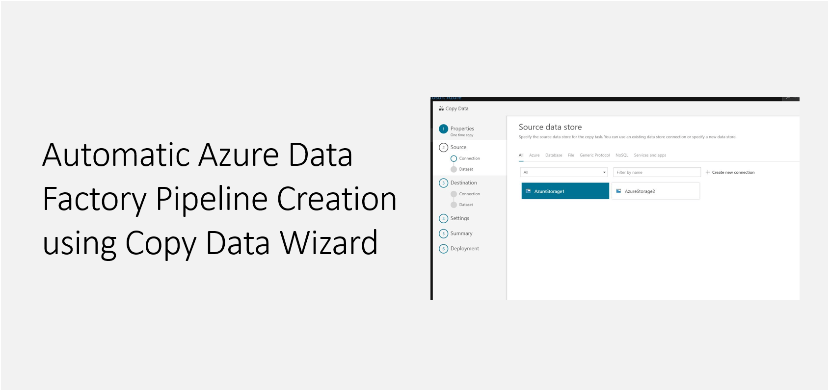 Automatic Azure Data Factory Pipeline Creation using Copy Data Wizard - Daily .NET Tips