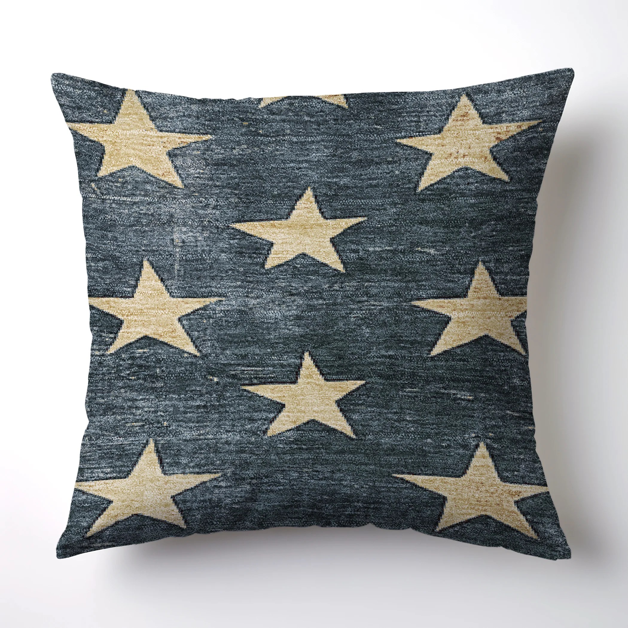 Americana Am1 Blue Pillow Dalyn Rug Company