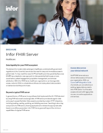 Infor Fhir Server Brochure Infor