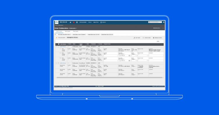 Infor Nexus Supply Chain Network Optimization Infor
