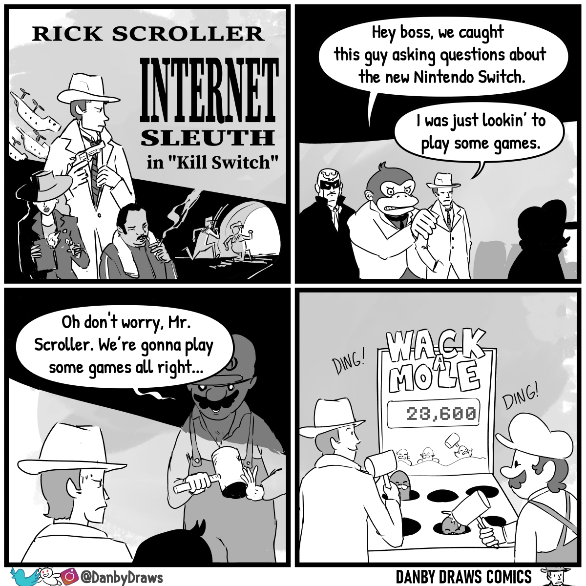 Rick Scroller: in "Kill Switch" - Danby Draws Comics