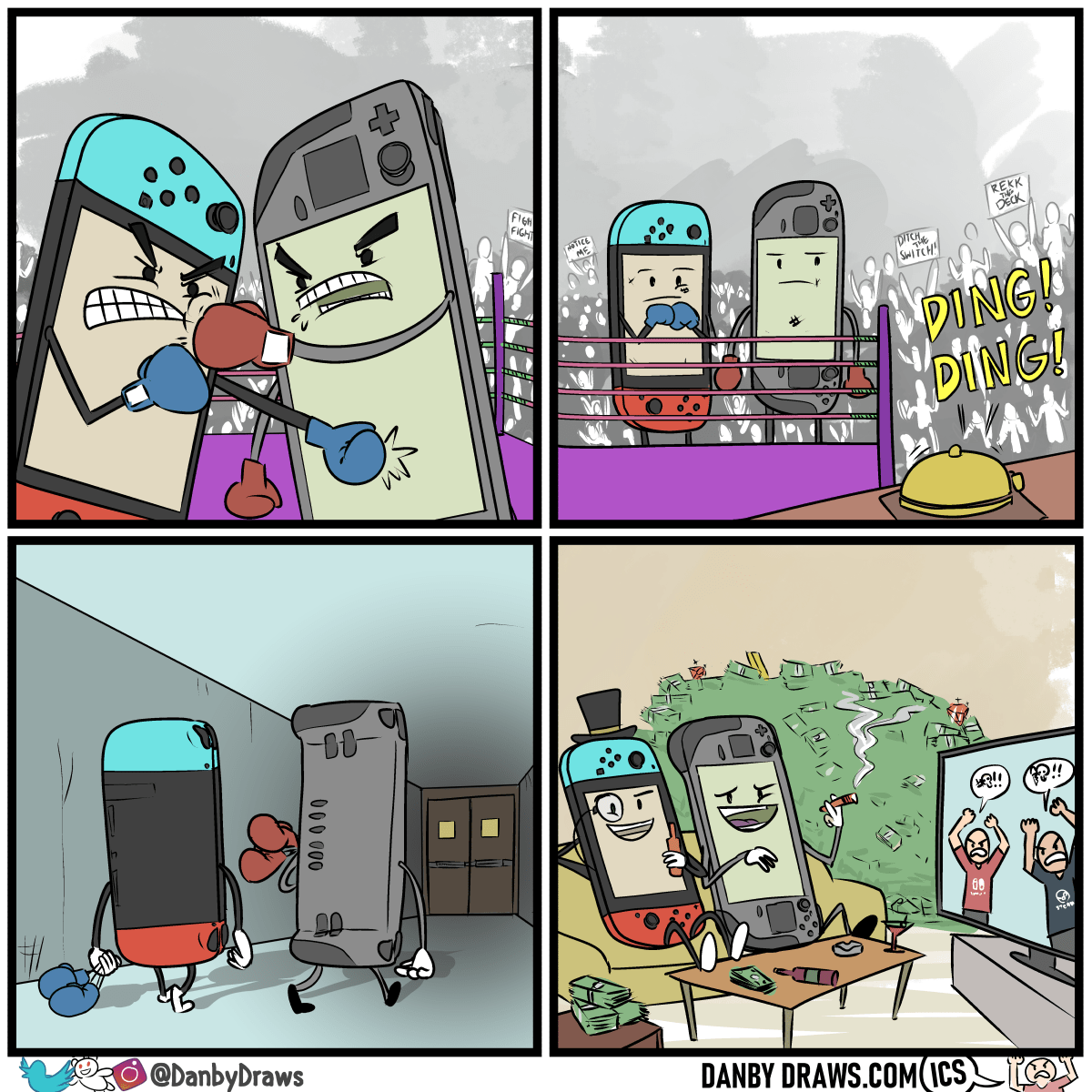 Console Wars - Danby Draws Comics