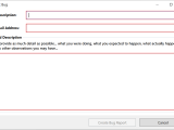 Reporting Bugs