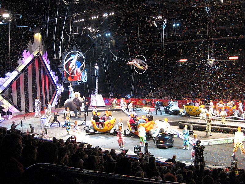 I saw the greatest show on earth today: the Ringling Brothers Circus ...
