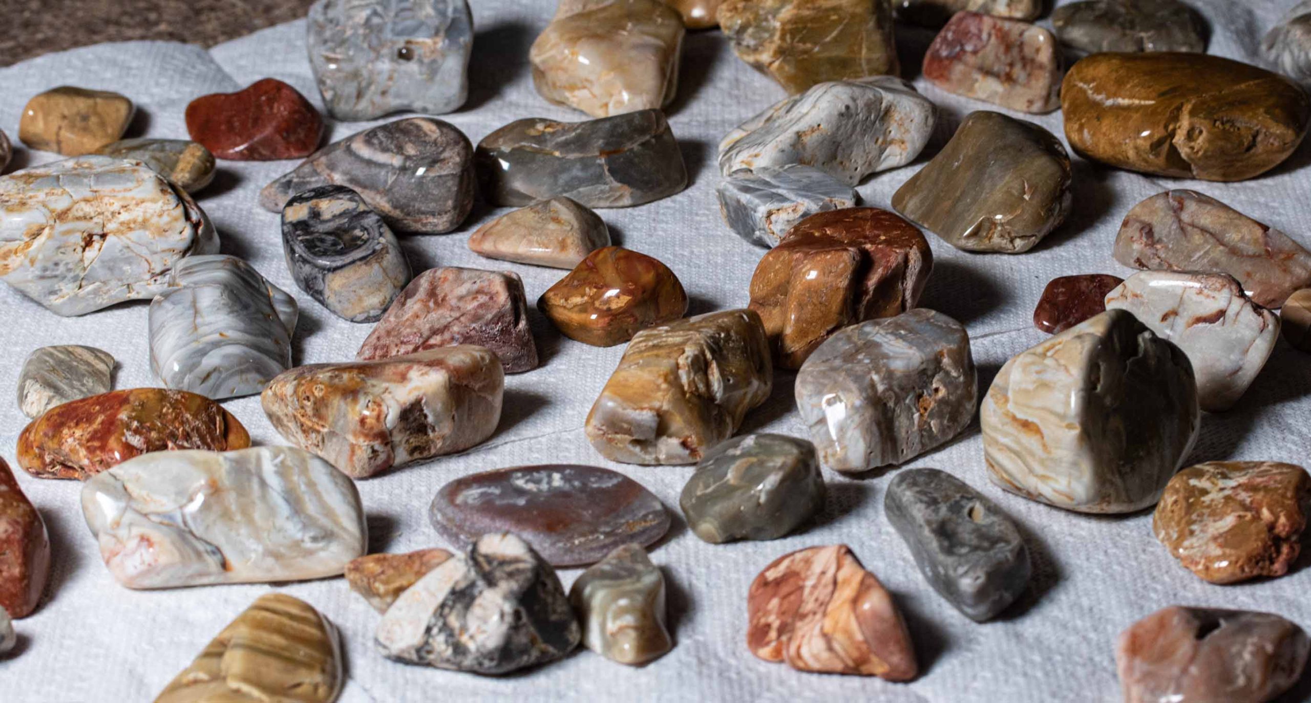 First Batch of Tumbled Rocks Keeps Me Grounded - Dangerous Intersection