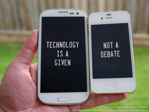 Technology is a given, not a debate [SLIDE] | @mcleod