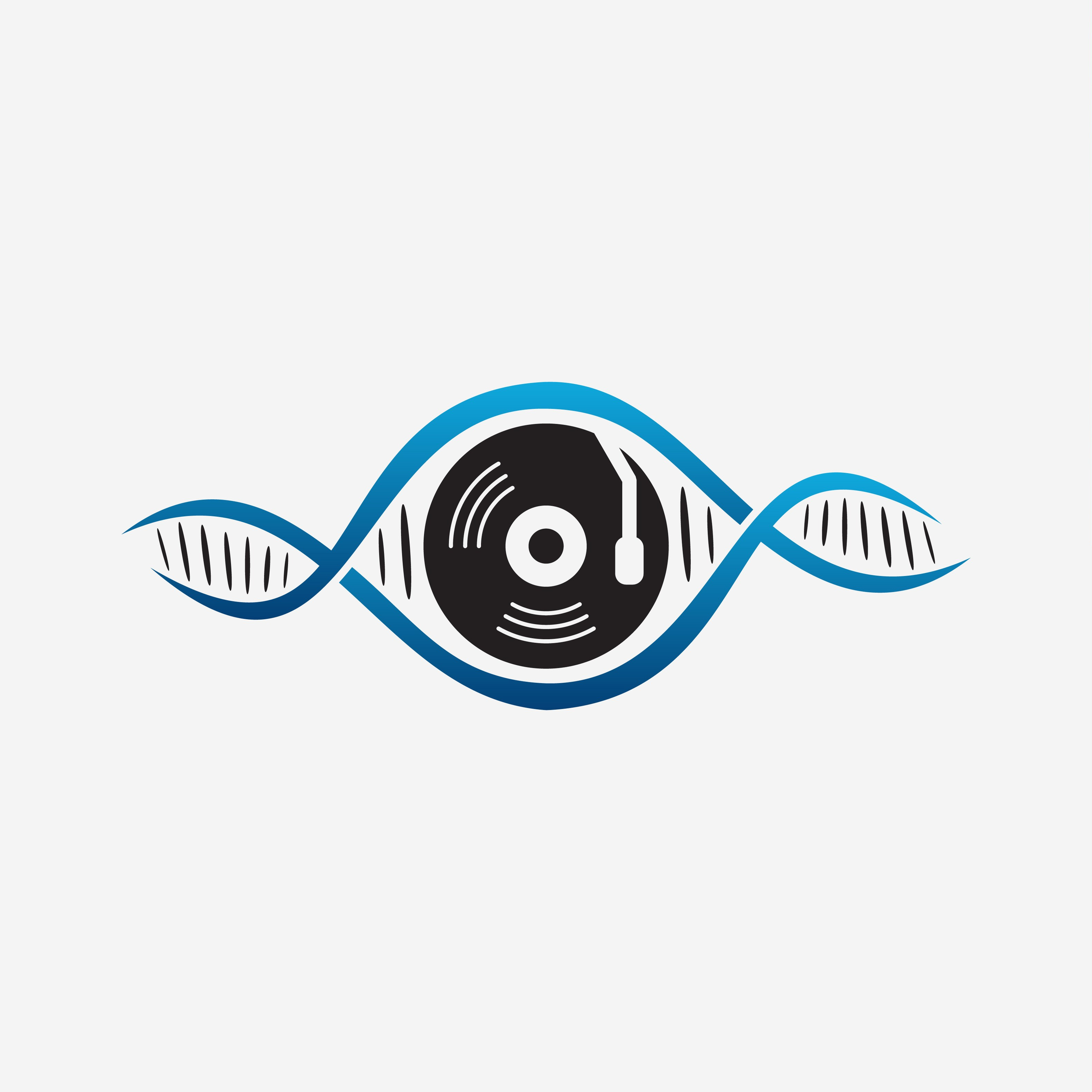 DNA Music Logo Template Design Vector, Emblem, Design Concept, Creative ...