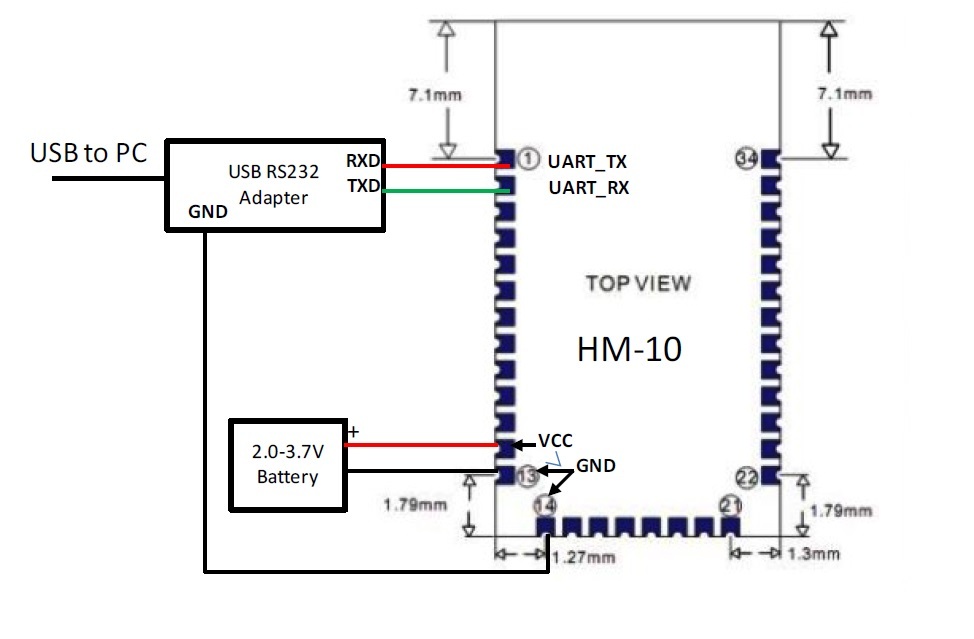 Hm 10 Bluetooth Module Pinout Features Interfacing 55 Off