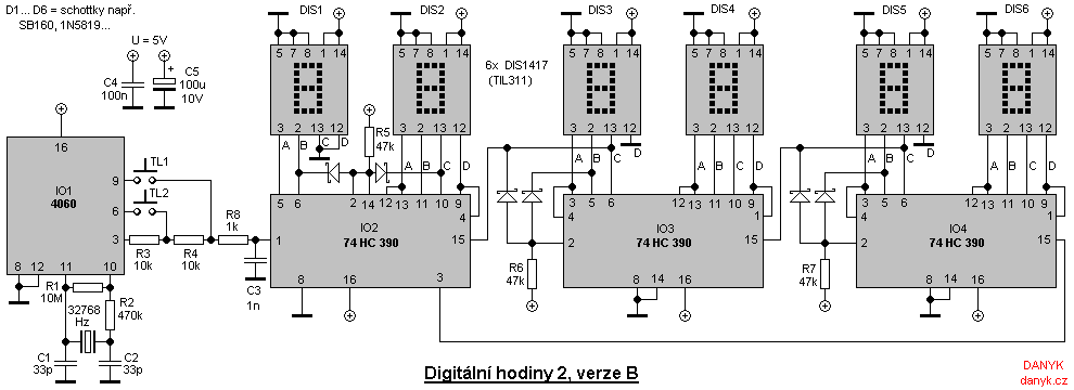 Digitális óra TTL áramkörökkel | villanyblogger – electroblog