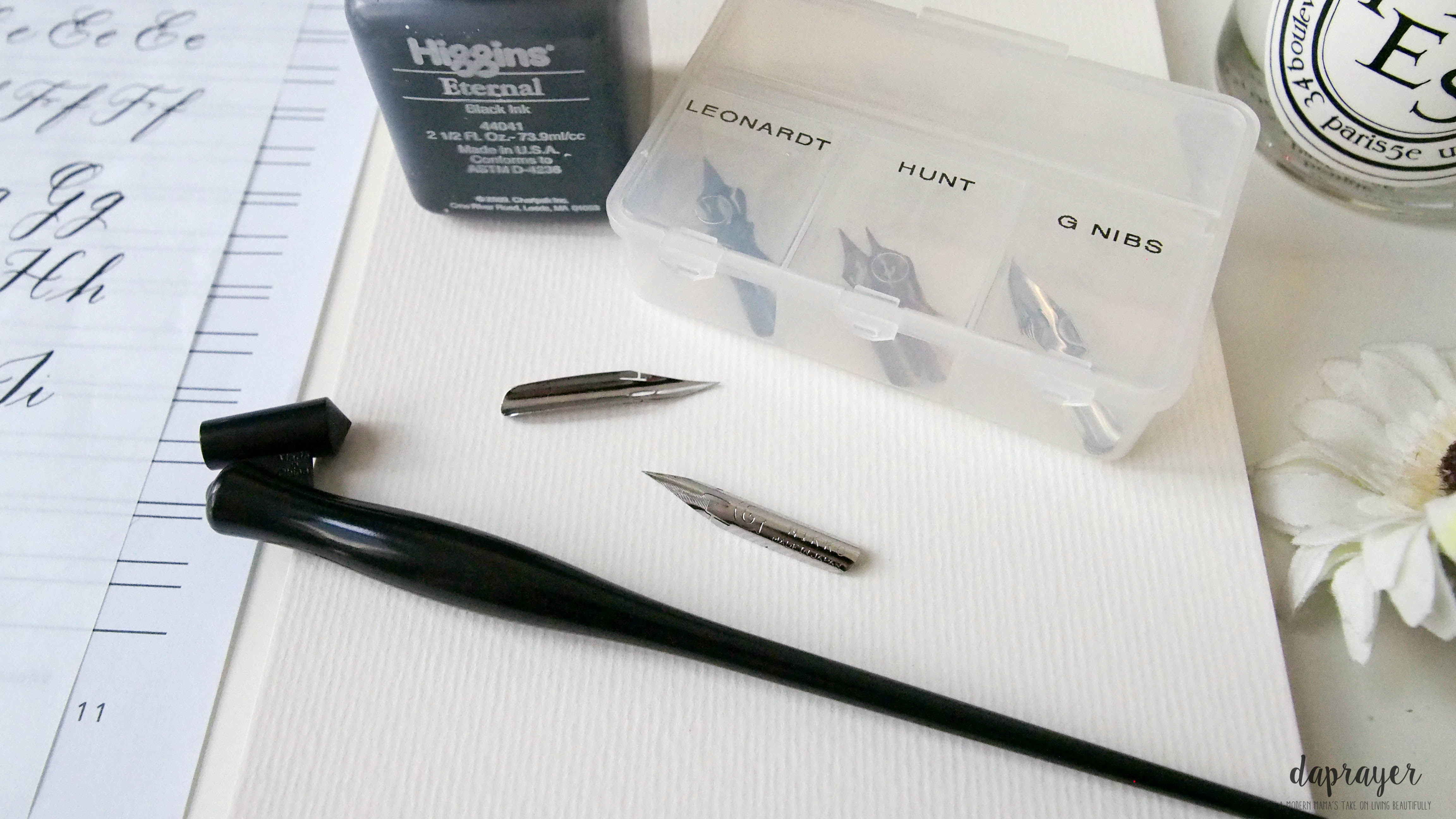 Resource List for Learning Calligraphy and Hand Lettering - Daprayer