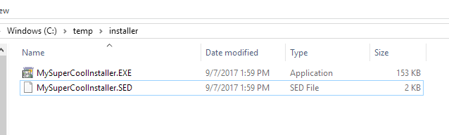 IExpress installer – Darchuk.NET