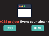 Html Css Project Event Countdown Timer