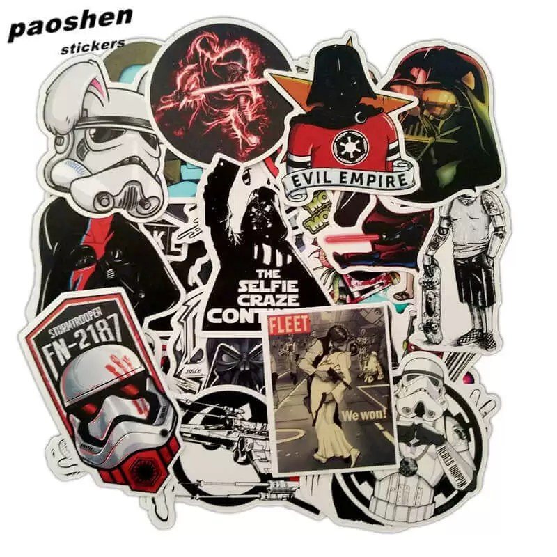 100Pcs Stickers For Car Pvc Waterproof Laptop Motorcycle Skateboard ...