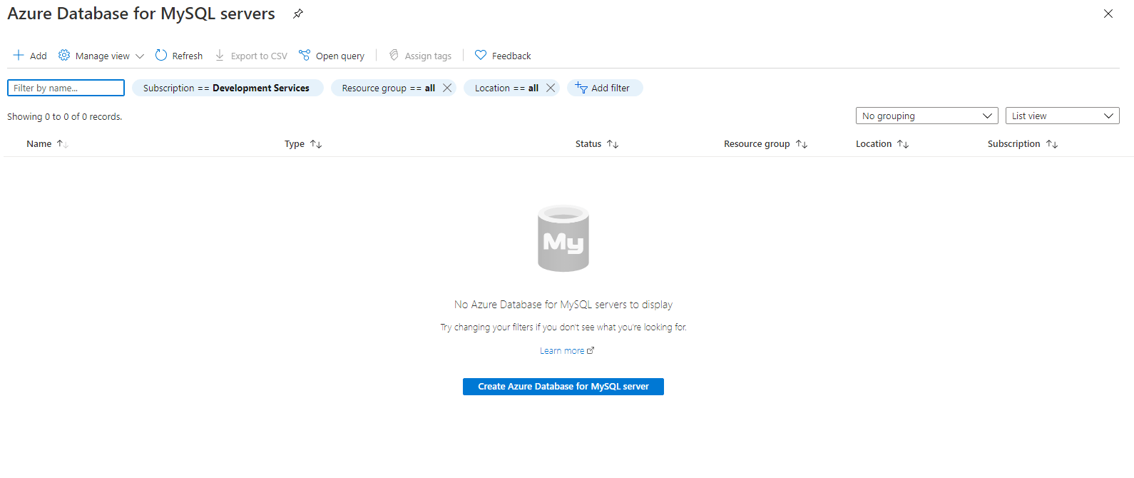MySQL in Azure | dasini.net - Diary of a MySQL expert