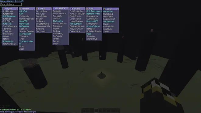Bleachhack Flyhack Speedhack Autowalk Minecraft Cheat - Vintage Design Collection - HD Quality