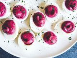Beet Deviled Eggs Recipe The Feedfeed