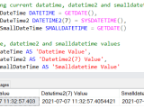 Sql Date Datetime Datetime2 Catalog Library