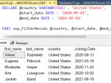 Get Data Between Two Dates In Sql Server Stored Procedure Design Talk