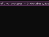 How To Take Backup Of Postgres Database Databasefaqs