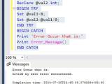 Exception Handling In Sql Server Databasefaqs