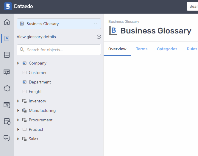 Finding Information In The Dataedo Web Catalog Dataedo Tutorials