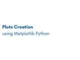 Plots Creation Using Matplotlib Python Datafloq
