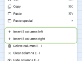 How To Insert Multiple Rows And Columns In Google Sheets Dataful