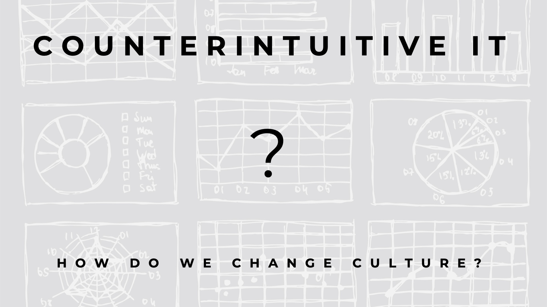 Counterintuitive IT™: How Do We Change Culture?