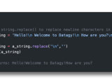 Python Remove Newline Character From String Datagy