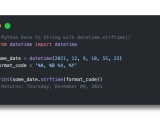 Python Date To String Python Strftime Explained Datagy