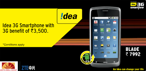 Idea Unveils 3G Smartphones With Additional 3G Data Benefits | DataReign