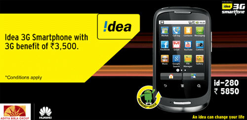 Idea Unveils 3G Smartphones With Additional 3G Data Benefits | DataReign