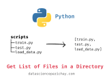 List Of All Files In A Directory Using Python Data Science Parichay