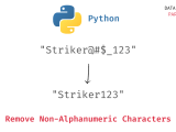 Python Remove Non Alphanumeric Characters From String Data Science