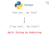 Split String By Substring In Python Data Science Parichay