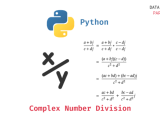 Python Divide Two Complex Numbers Data Science Parichay