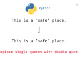 Python Single Quotes Python Use Double Quotes To Display Strings