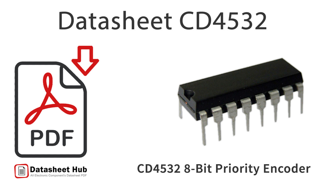 CD4532 8-Bit Priority Encoder - Datasheet Hub