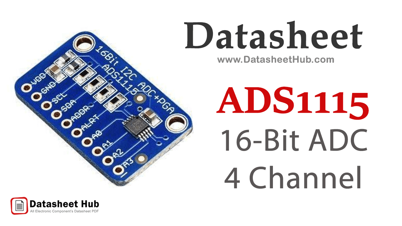 ADS1115 16-Bit ADC – 4 Channel for Raspberry Pi - Datasheet Hub