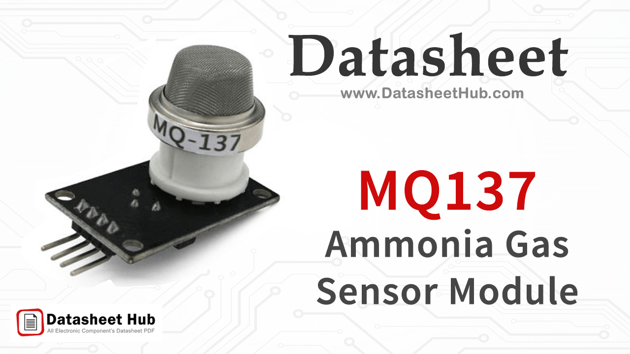 MQ137 Ammonia Gas Sensor Module - Datasheet Hub