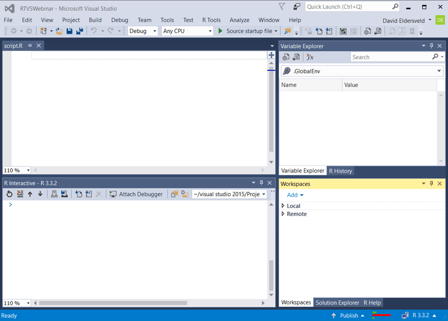 RTVS-DataScienceSettings - DataVeld