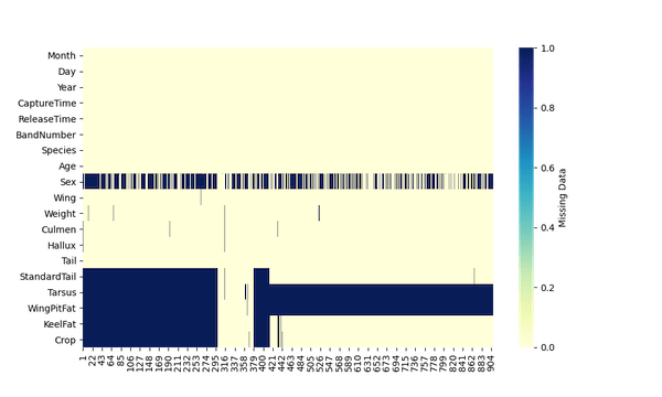 Visualizing Missing Data with Seaborn Heatmap and Displot - Data Viz with Python and R