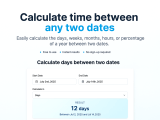 Days Between Dates Calculator Calculate Time Differences Easily