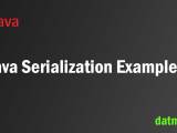Java Serialization Examples Datmt