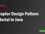 Adapter Design Pattern Tutorial In Java Datmt