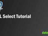 Sql Select Tutorial Datmt