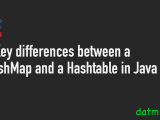 4 Key Differences Between A Hashmap And A Hashtable In Java Datmt