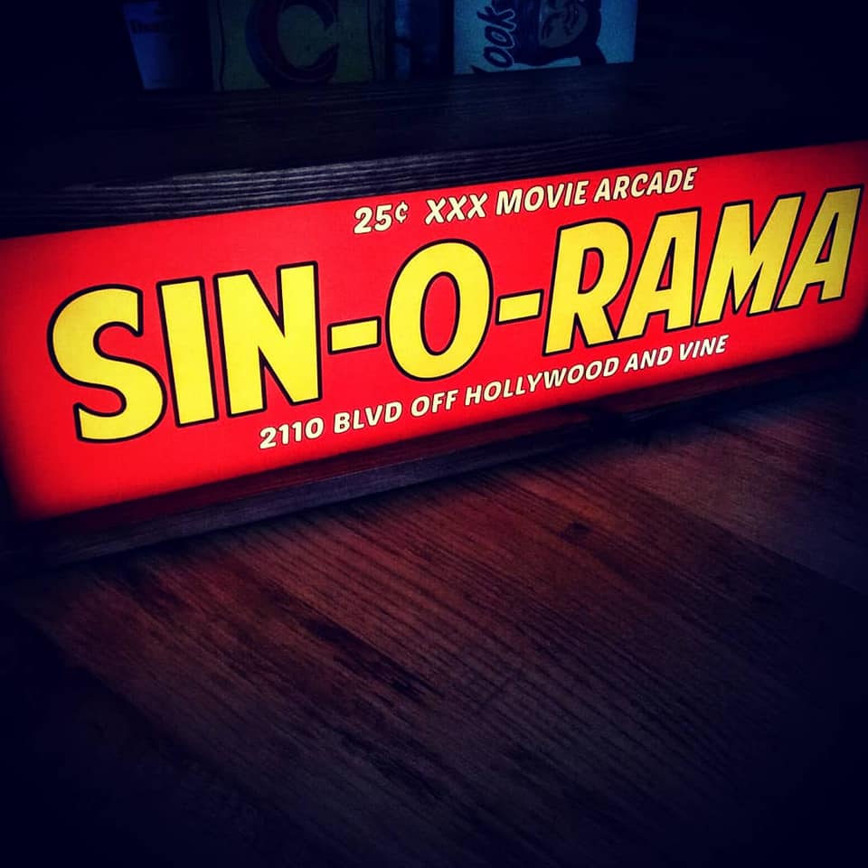 Vintage Sex Shop Xxx Sign Daughters Of The Revolution Ethnic Decorative Home Furnishings