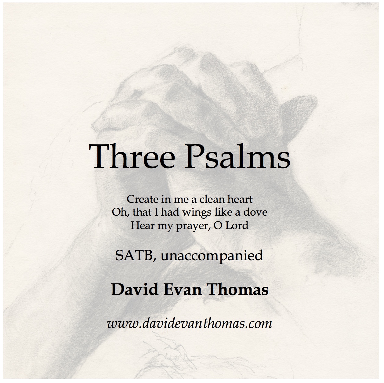 3 Psalms | David Evan Thomas